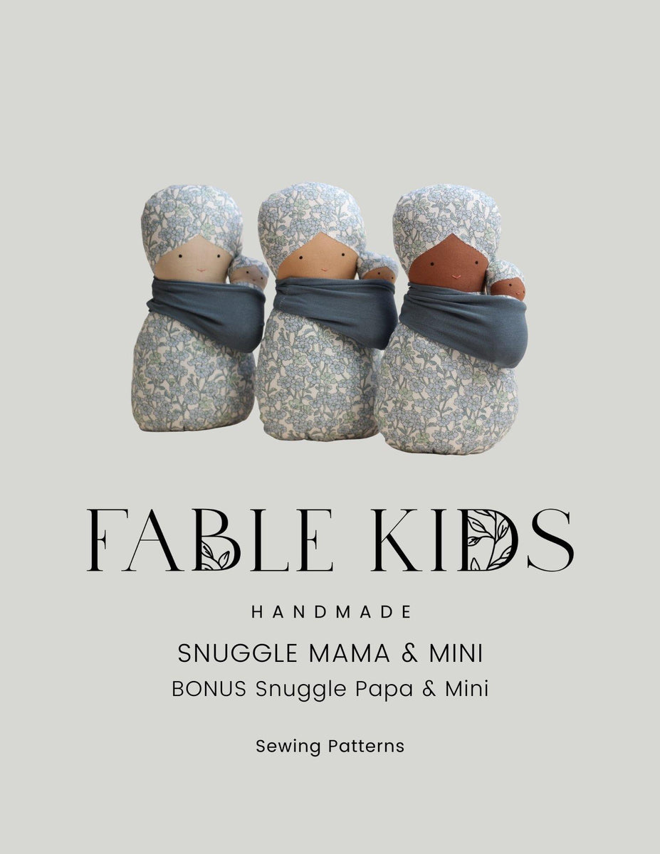 Snuggle Mama & Mini Set Sewing Pattern – Fable Kids Limited